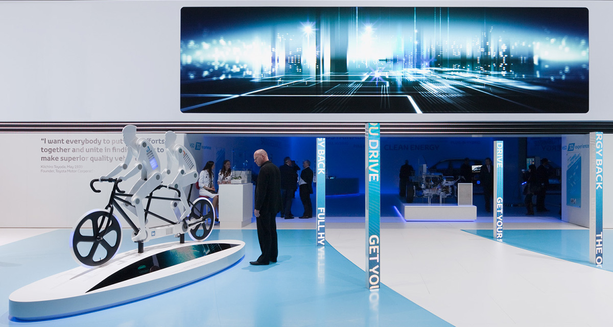 Display Toyota Tandem Display – b+s exhibitions GmbH